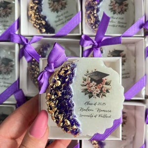 Custom Epoxy Magnet Retirement Party Favors, 10 PCS Personalized ...