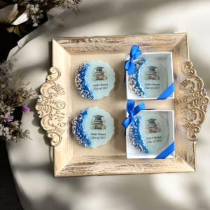 Custom Epoxy Magnet Retirement Party Favors, 10 PCS Personalized ...
