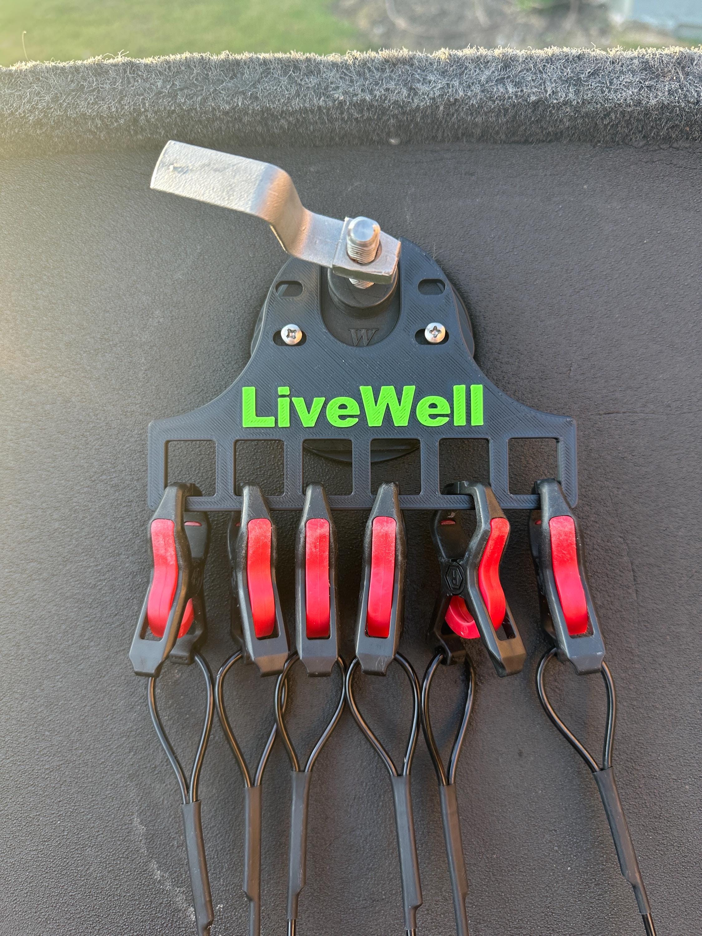 Personalized Cull Tag Holder | Fishing Organizer | Slam Latch Mount for ...