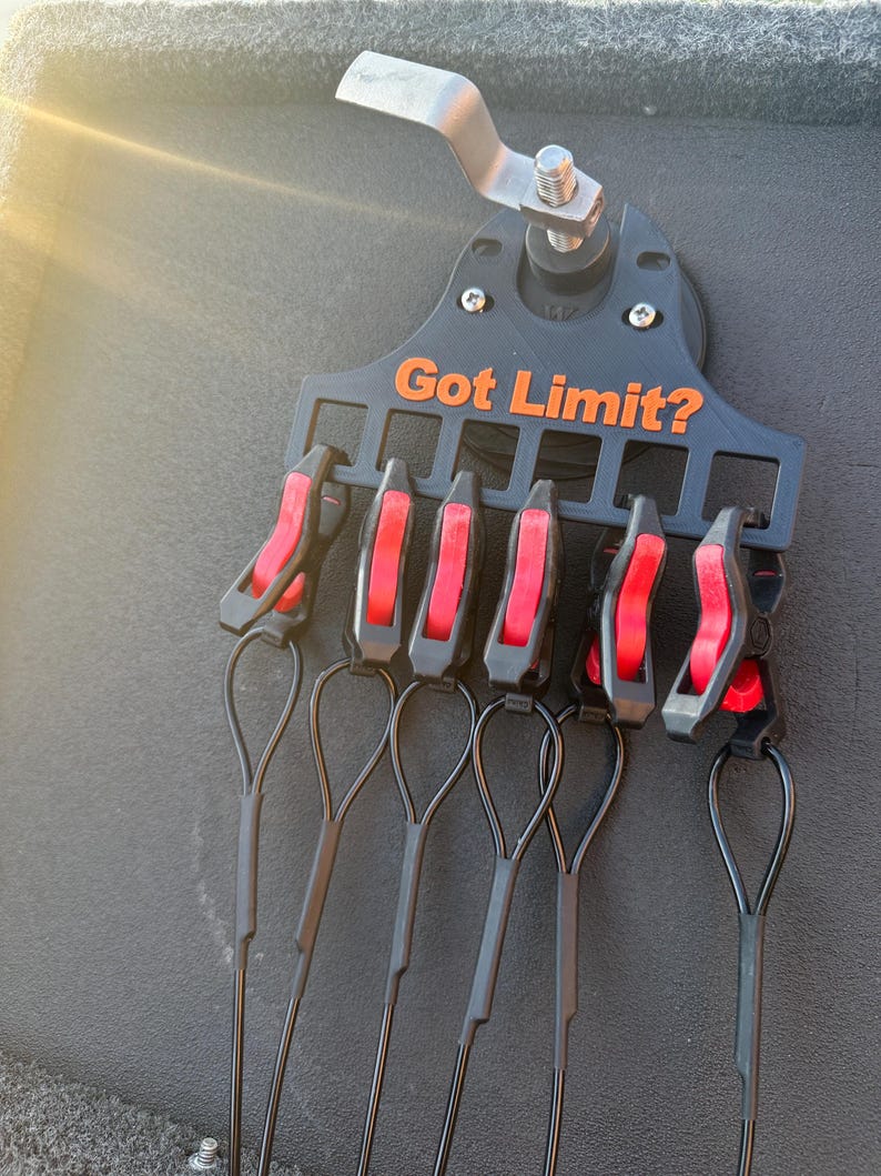 Personalized Cull Tag Holder | Fishing Organizer | Slam Latch Mount for ...