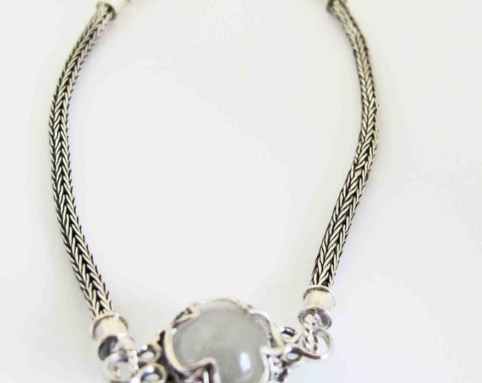 Art Deco Gotland Style Pools of Light Orb Sterling Silver Bracelet - Etsy