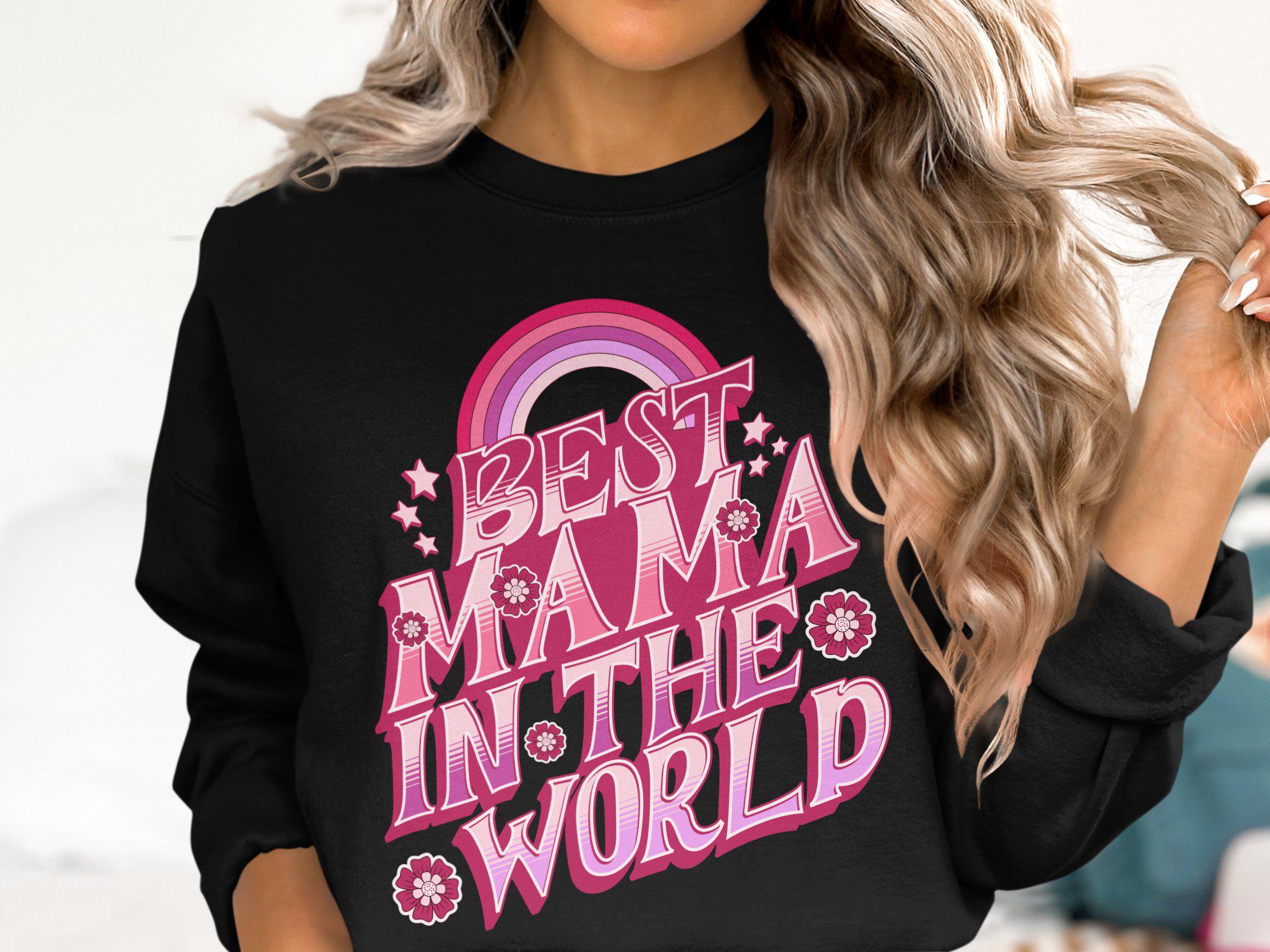 Best Mama in the World Digital Print, Mothers Day Gift, Mom Wall Art ...