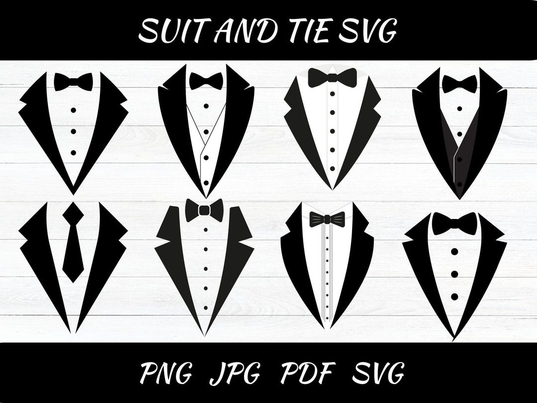 Suit and Tie SVG, Suit and Tie Png, Suit and Tie Vector, Suit and Tie ...