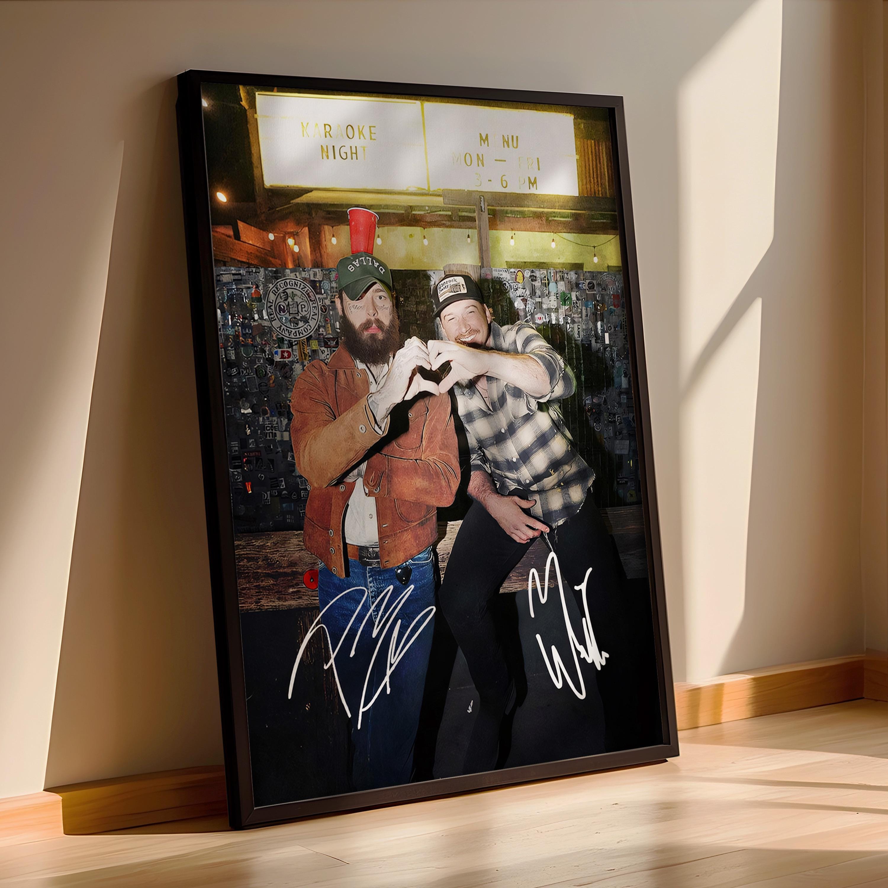 4 Different Morgan Wallen Concert Posters, World Tour Memorabilia ...