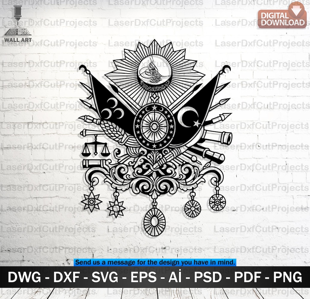 Ottoman Tughra Vector – Laser Cut CNC Design (digital Download) - Etsy UK