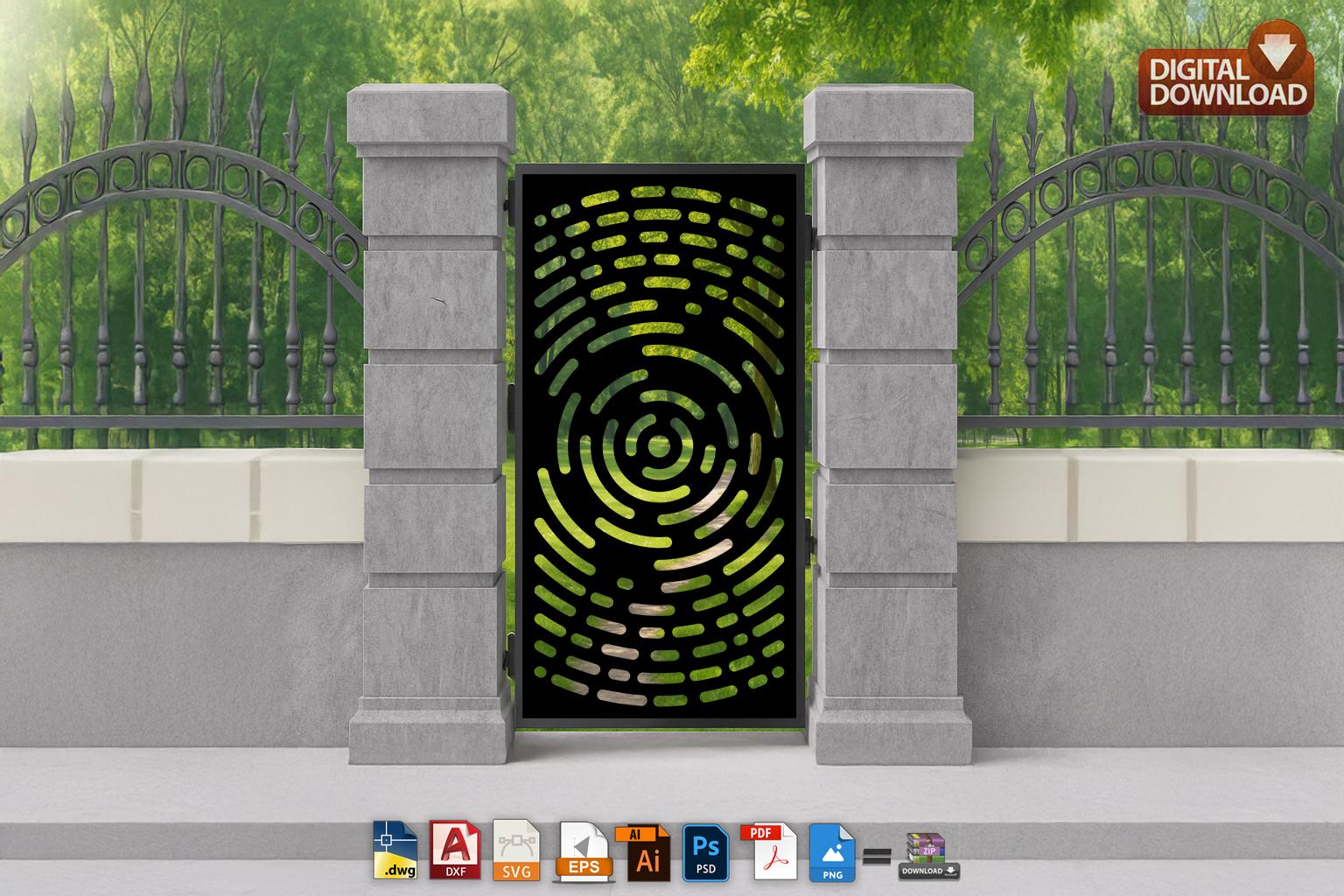 10 Gate Grill Panel Designs: CNC Laser Cut Vector Files (digital ...