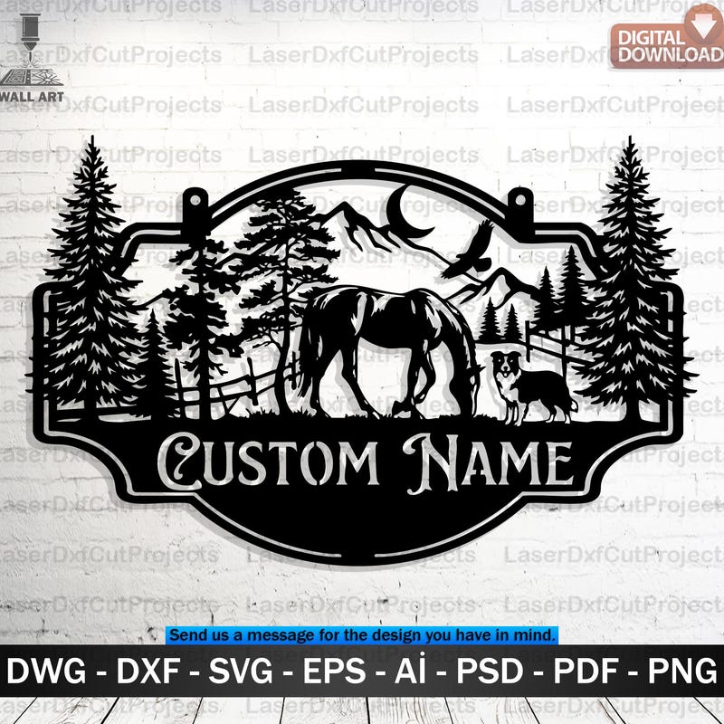 Ranch Signs Dxf File - Etsy