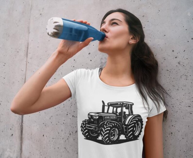 American Farm Tractor DXF File | Laser Cut CNC Wall Art Vector ...
