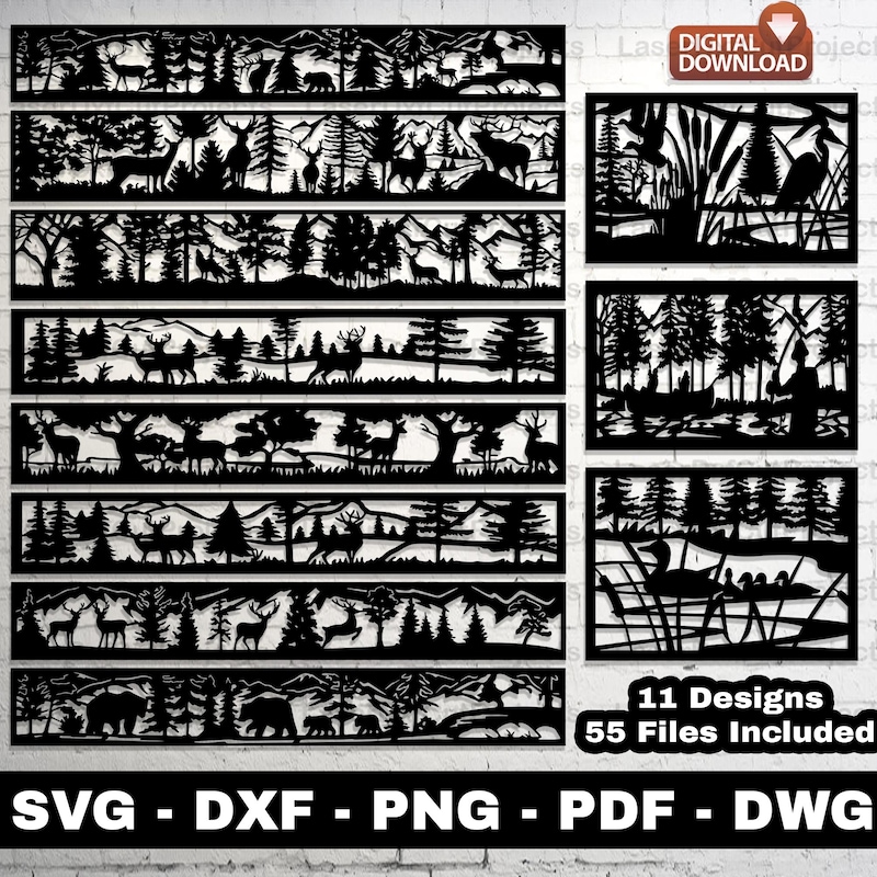 Wildlife Panel for Cnc - Etsy