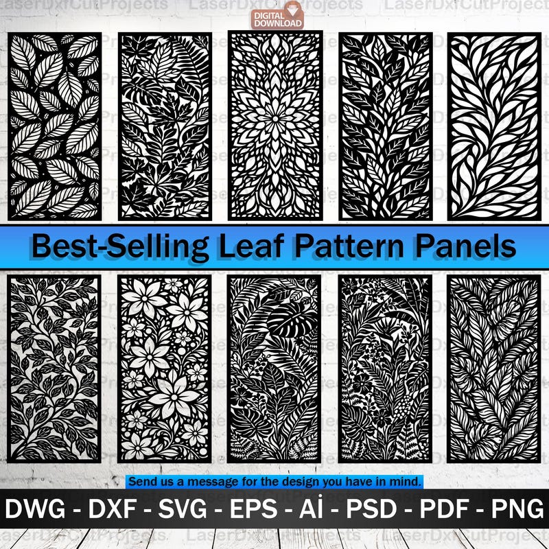 Leaf Wood Art Panels - Etsy UK