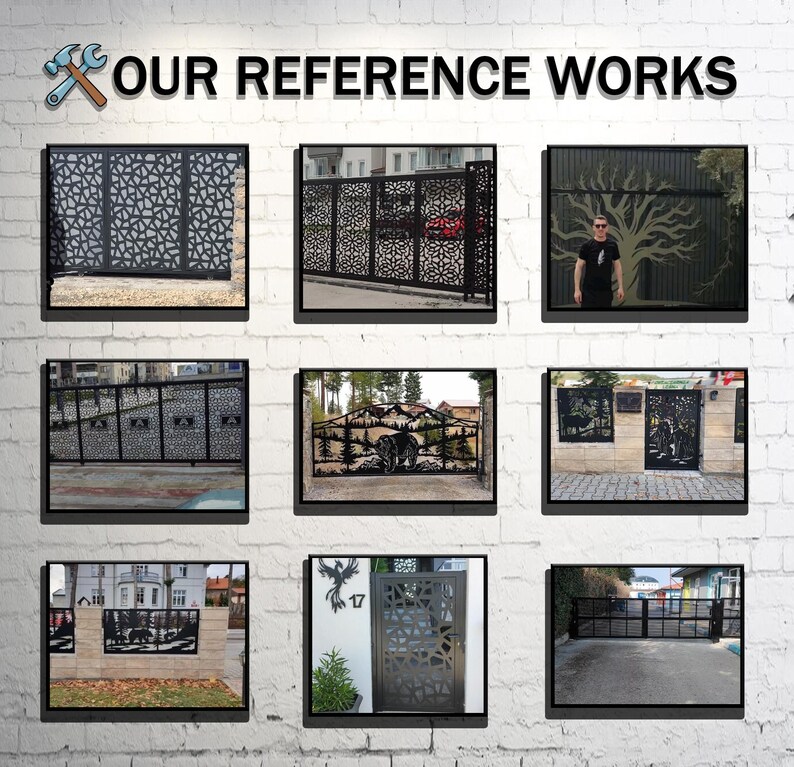 Farm and Home Gate Designs DXF Files – Tree, Bear, Deer, Horse Metal ...