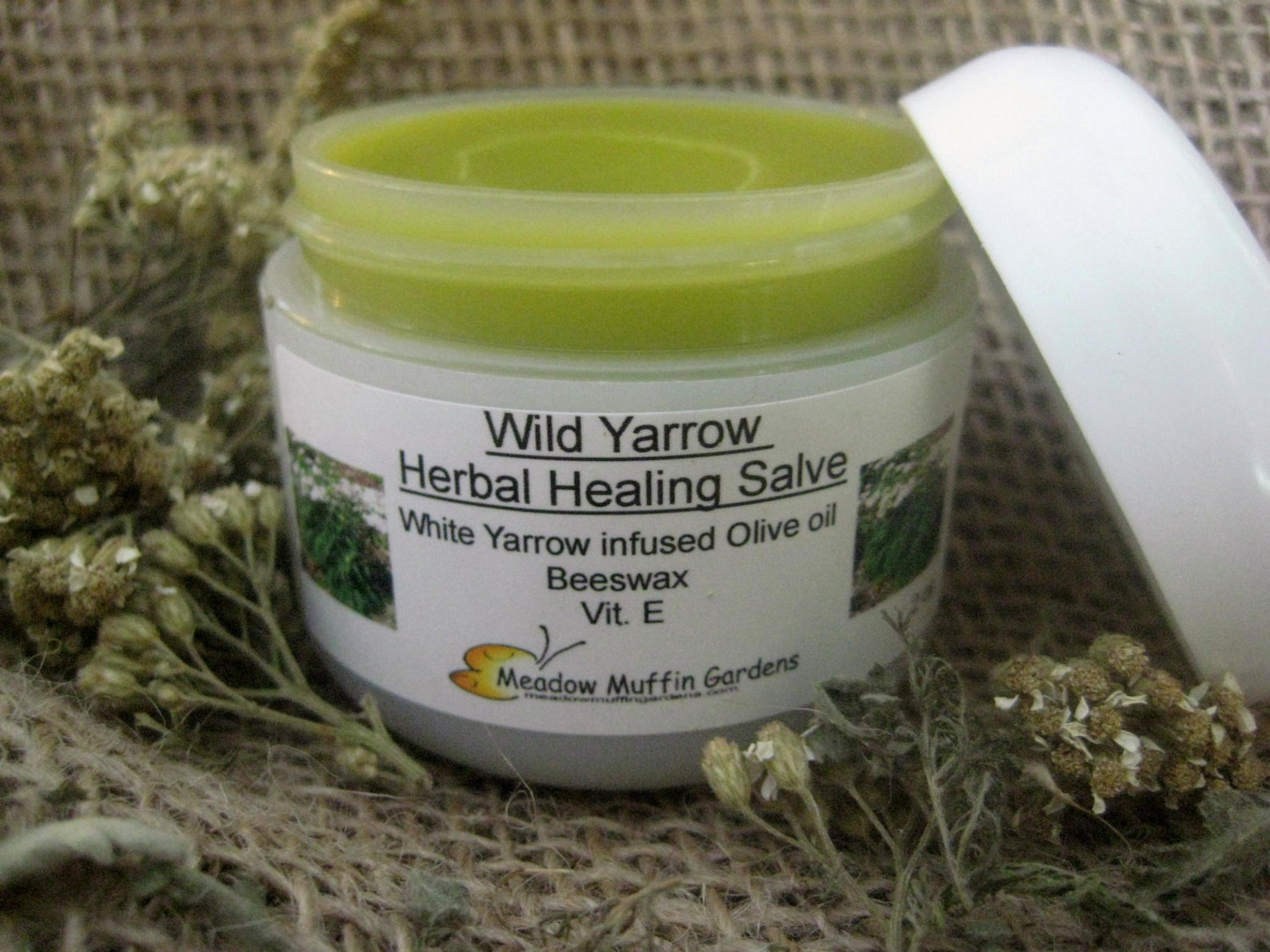 Yarrow Wild White Herbal Salve Wildcrafted Organic Herbal - Etsy