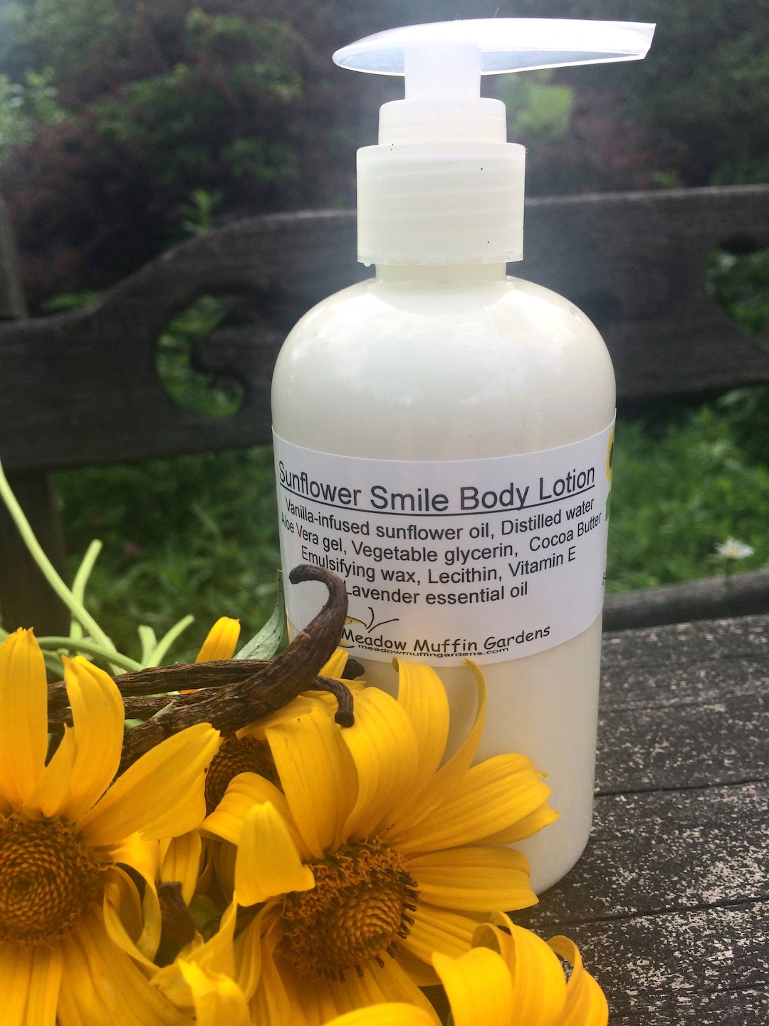 Hand Lotion, Body Lotion, Vanilla Lavender Sunflower Smile - Etsy