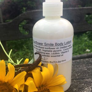 Hand Lotion, Body Lotion, Vanilla Lavender Sunflower Smile - Etsy