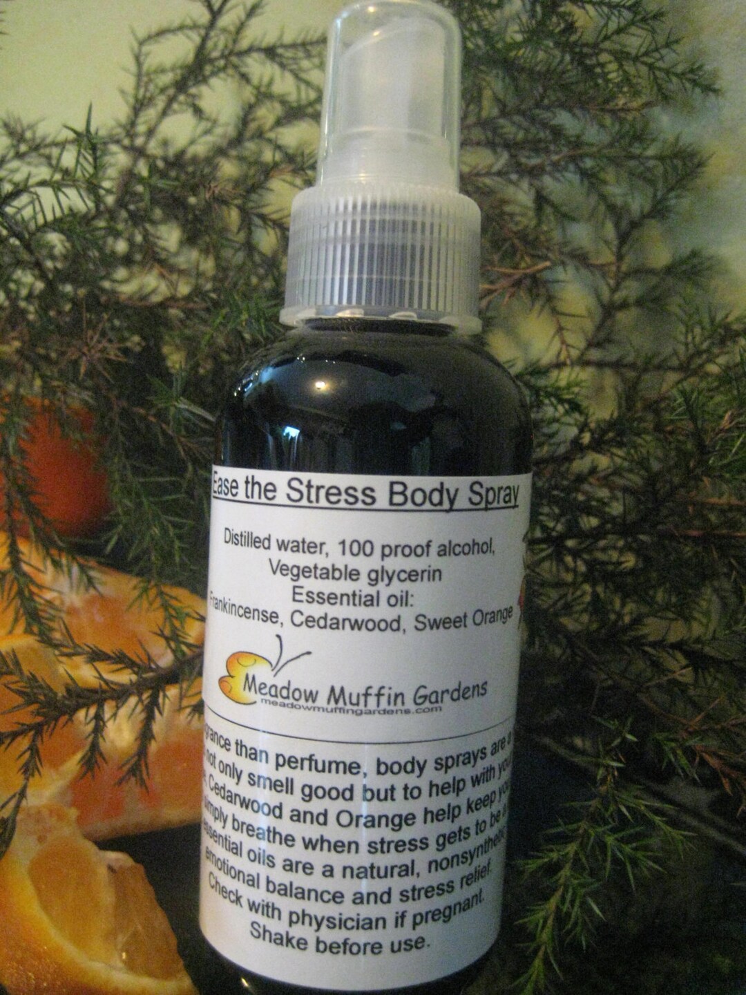 Calm Down Body Spray, Frankincense, Cedarwood, Sweet Orange - Etsy