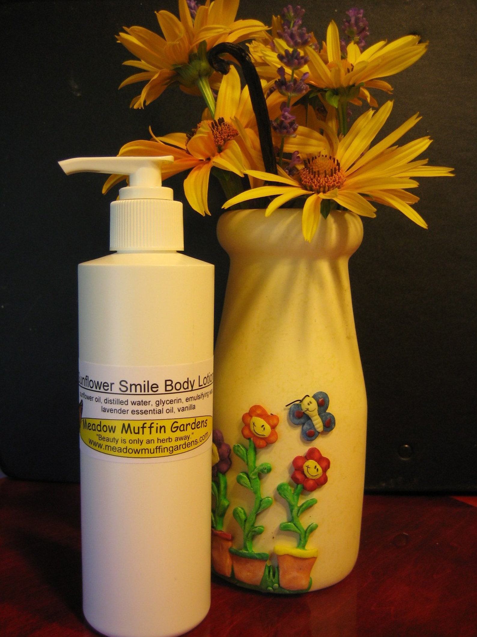 Hand Lotion Body Lotion Vanilla Lavender Sunflower Smile - Etsy