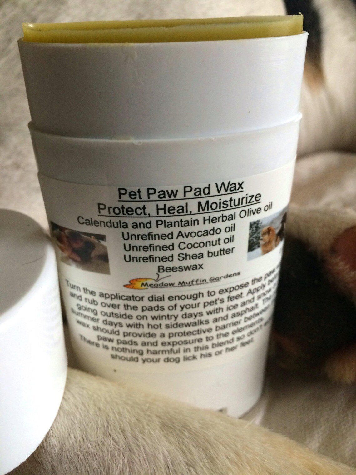 Dog Paw Pad Protection, Paw Wax, Healing, Moisturizing, Winter Weather ...
