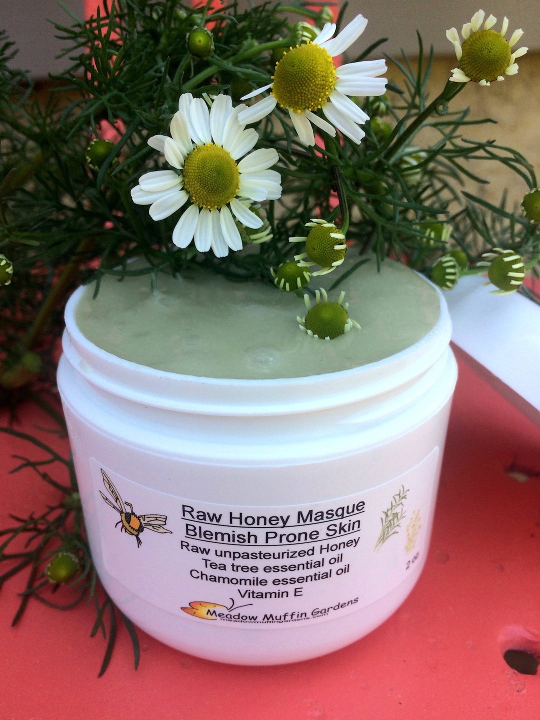 Raw Honey Face Mask, Chamomile, Tea Tree Oil, Facial Care - Etsy