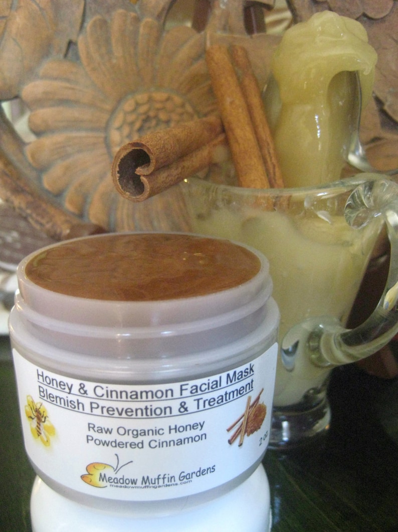 Raw Honey and Ceylon Cinnamon Face Mask Organic Blemish | Etsy