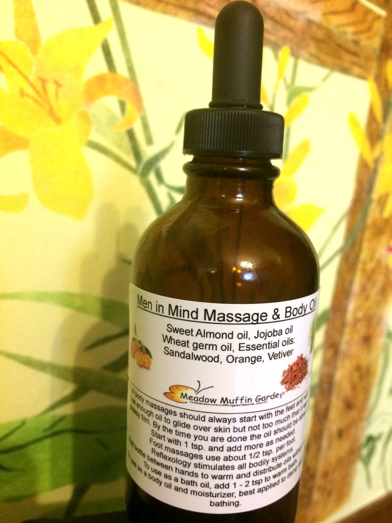 Men's Massage Oil Body Oil or Reflexology Oil Relax | Etsy