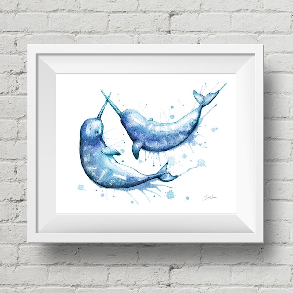 Narwhal Art Print - Etsy
