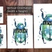 Blue Scarab Beetle: Watercolor Art Print - Etsy