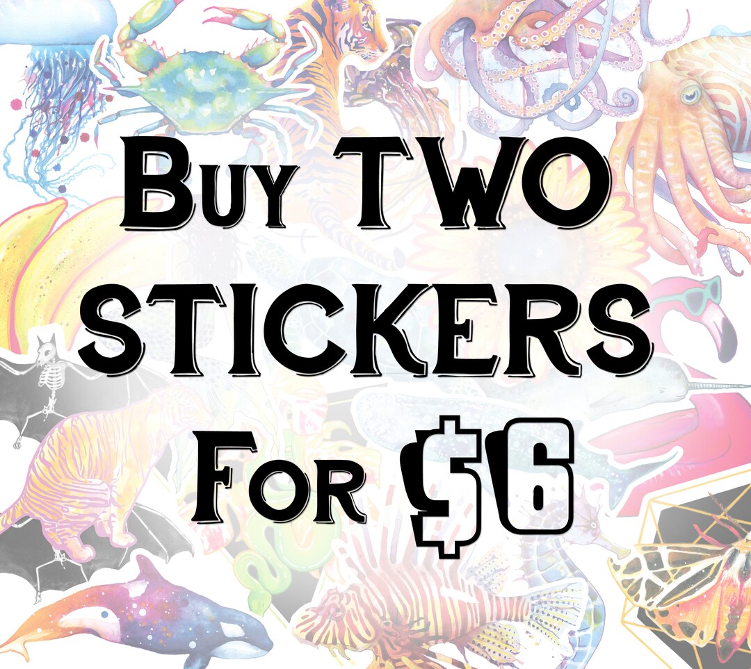 Two Sticker Discount - Etsy