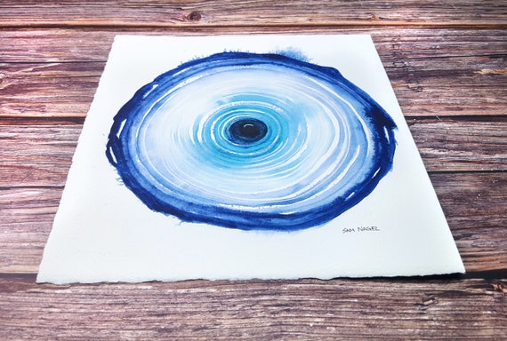 Evil Eye Tree Painting