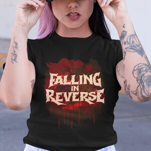 Falling in Reverse T-shirt • Ronnie Radke Merch • Metal Band Shirt ...