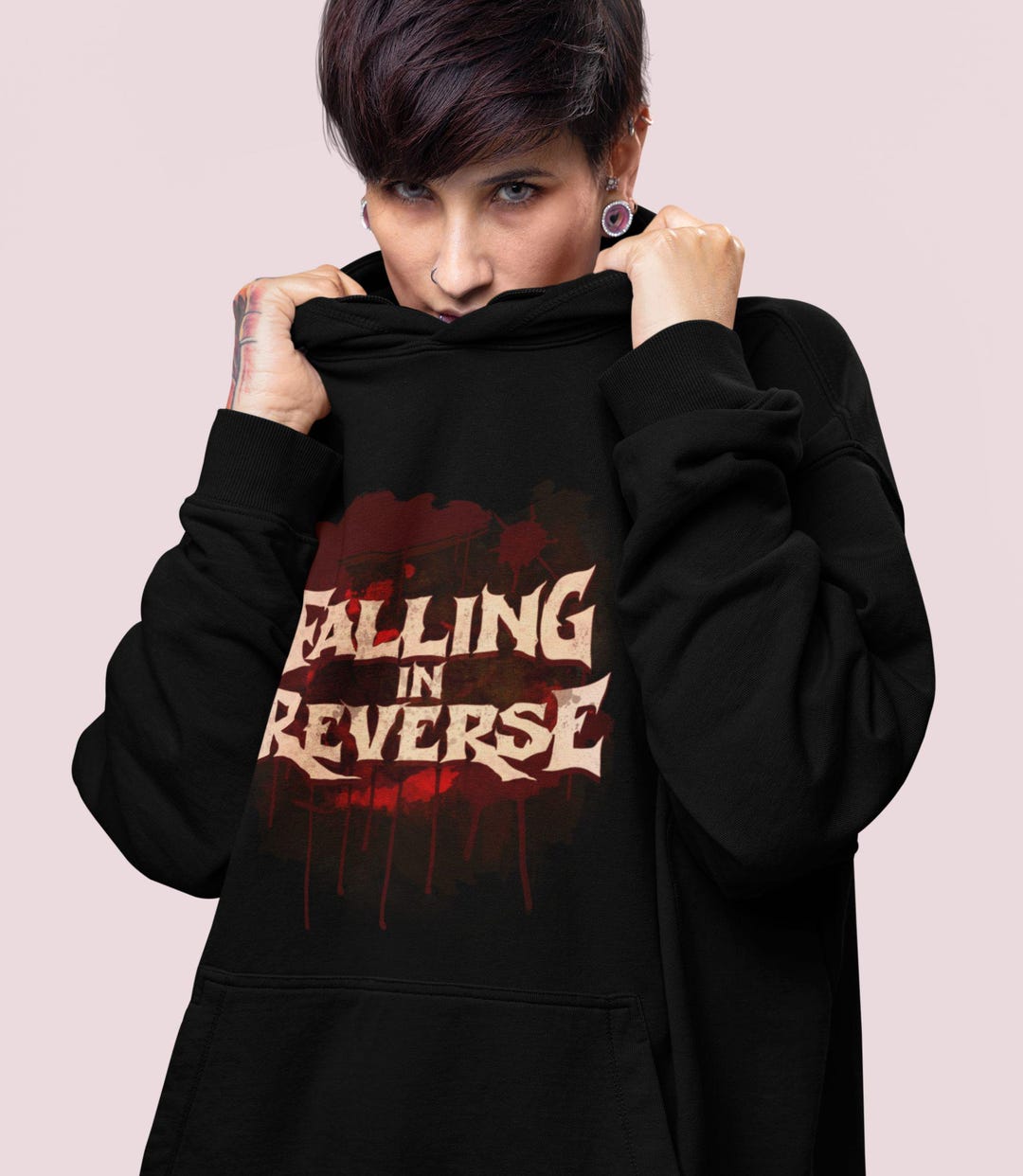 Falling in Reverse Hoodie • Ronnie Radke Merch • Metal Band Shirt • Emo ...