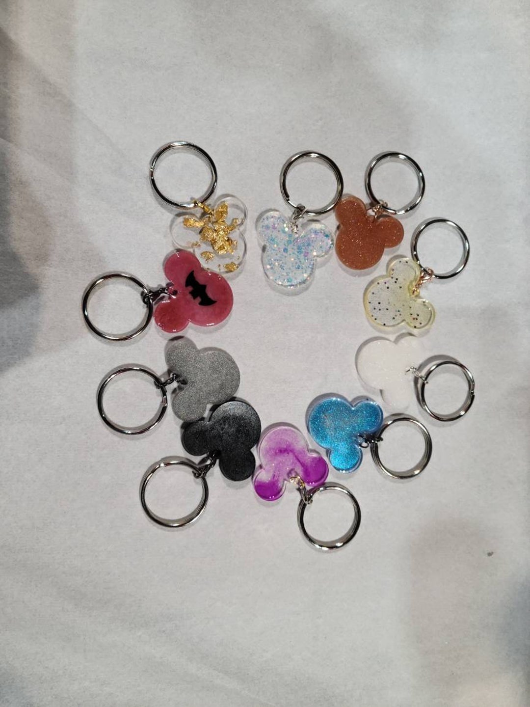 Resin Mouse Head Keychain - Etsy