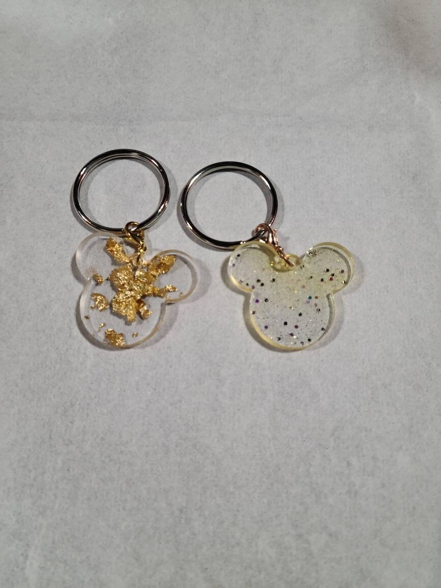 Resin Mouse Head Keychain - Etsy