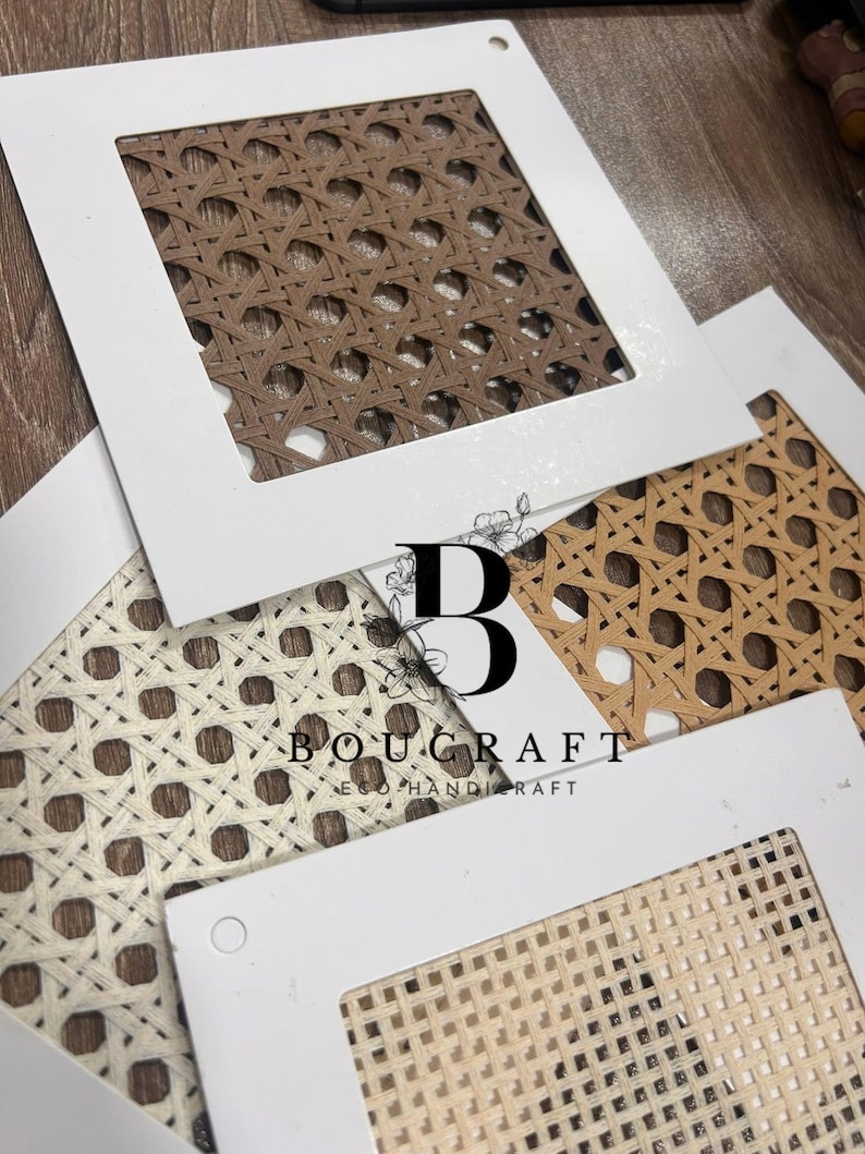 Set of Sample Rattan Cane Webbing for DIY Project - Etsy