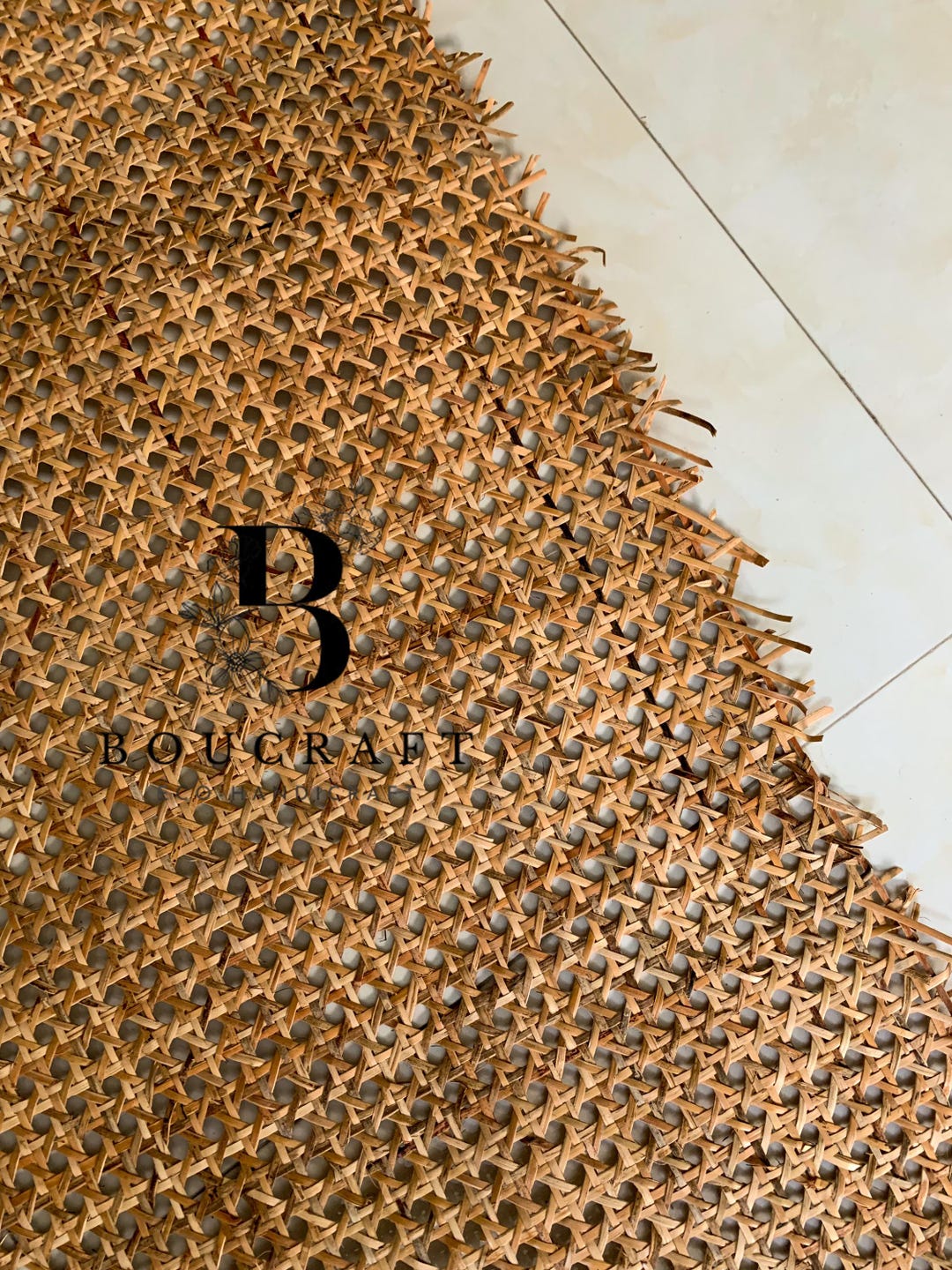 Handwoven Rattan Cane Webbing - Natural Furniture Mesh Roll - Etsy