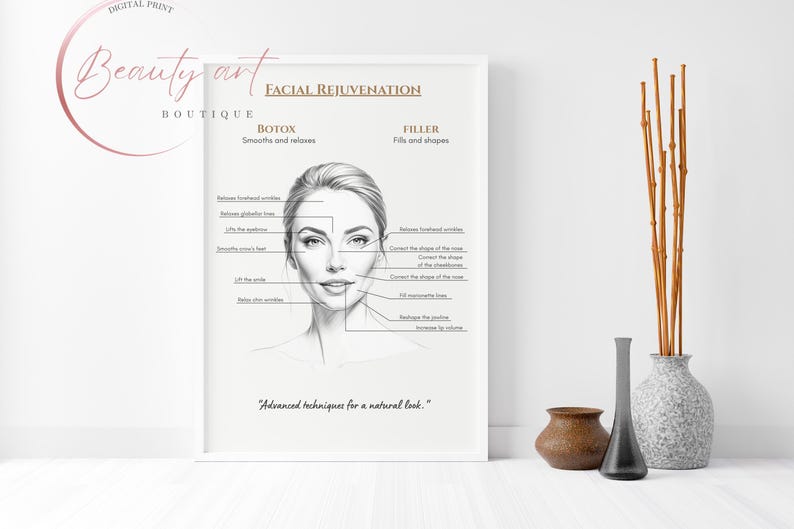 Botox and Filler Poster, Cosmetic Injection Art (digital Download) - Etsy