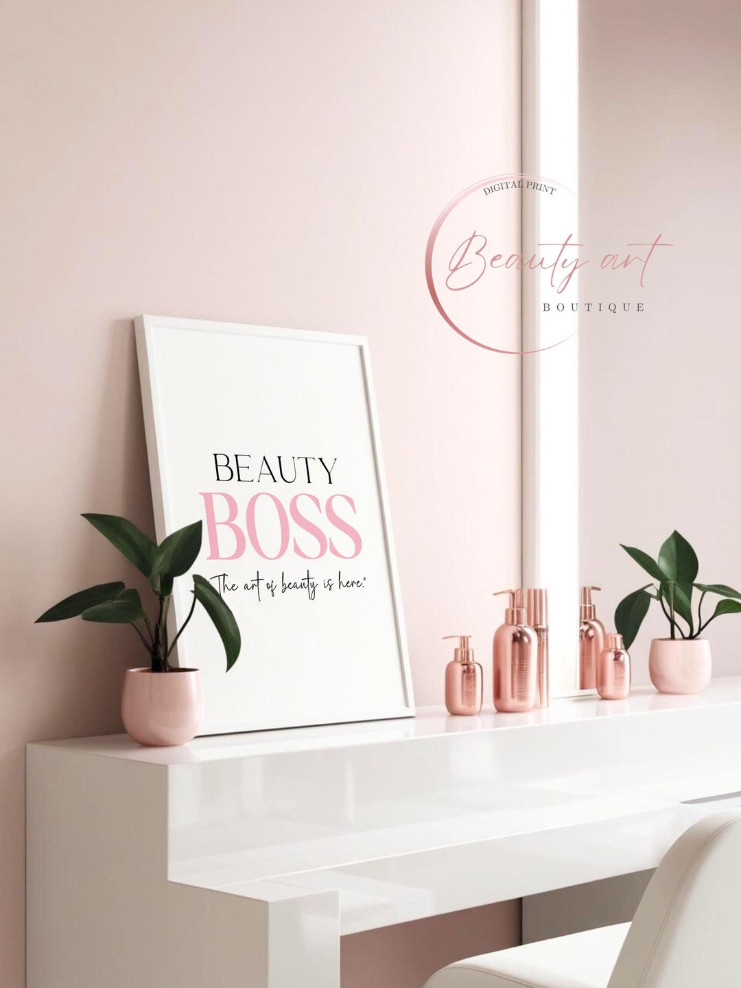 Motivational Quote Poster Boss Printable,beauty Therapist,beautician ...