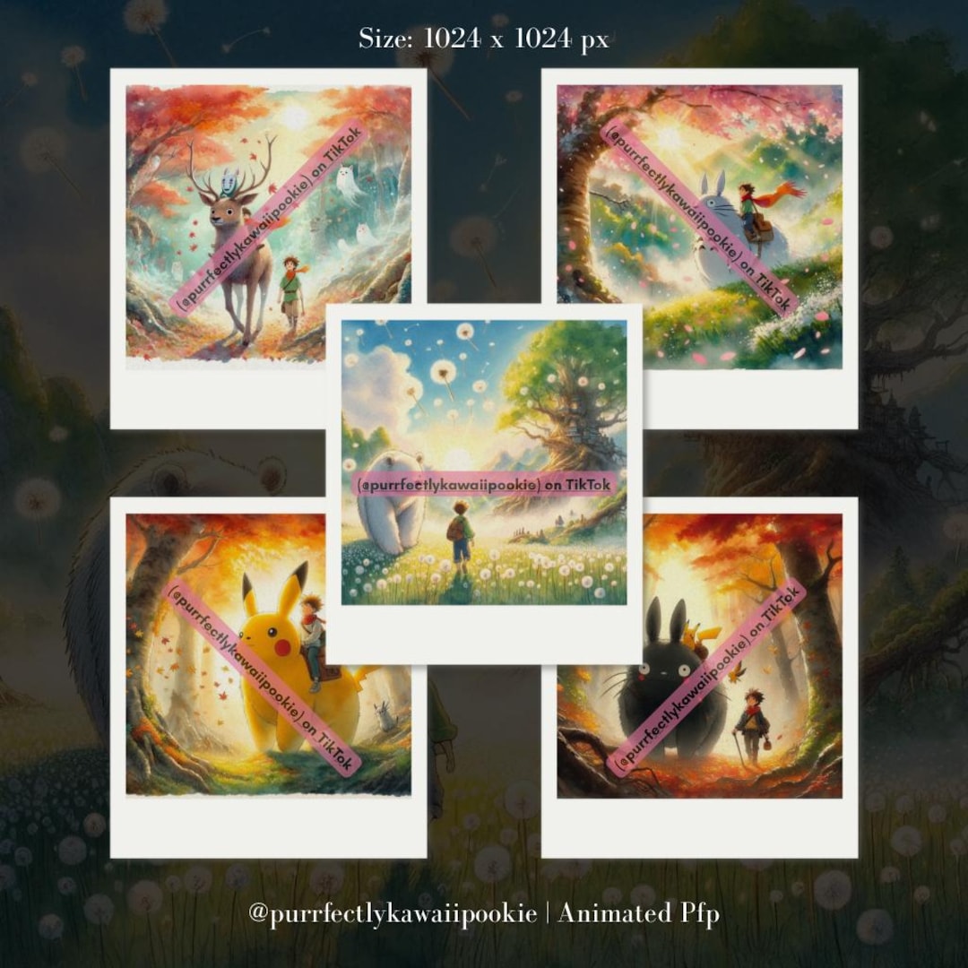 5 Digital Profile Pictures | 4K | Enchanted Forest Adventure Pfps | Ai ...