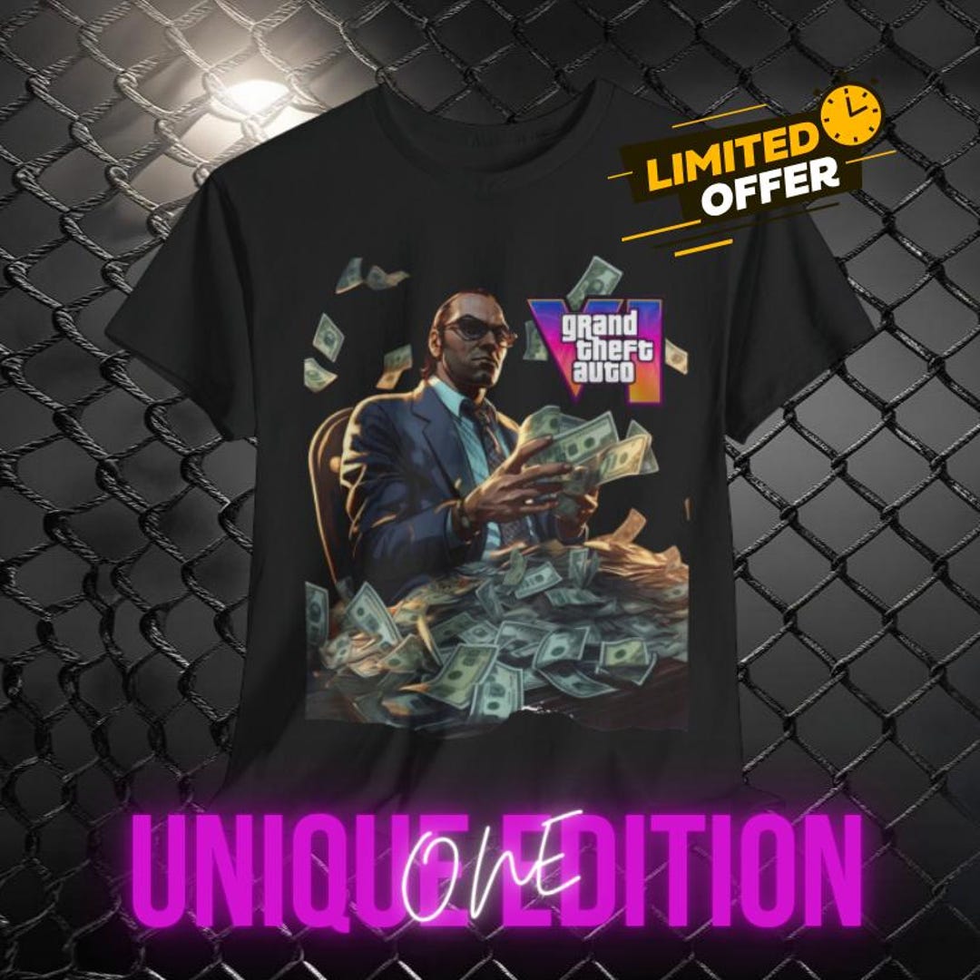GTA 6 T-shirt, Grand Theft Auto VI, Grand Theft Auto 6, Gta, Gift for ...