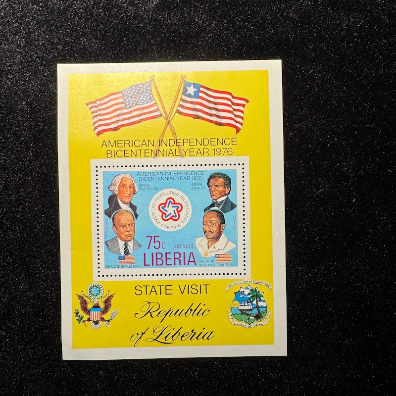 Liberian Stamp Art - Etsy