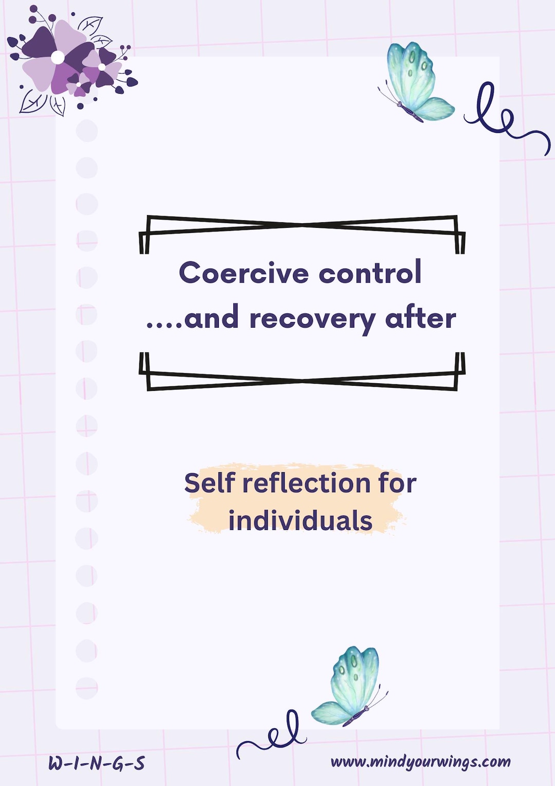 Self-reflection Tool | Coercive Control & Rebuilding Confidence ...
