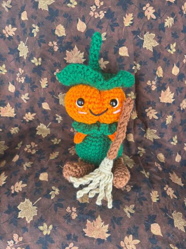Jack the Little Pumpkin Crochet Pattern | Plushie Pattern Plush Toy Amigurumi Pattern Cute Fall ...