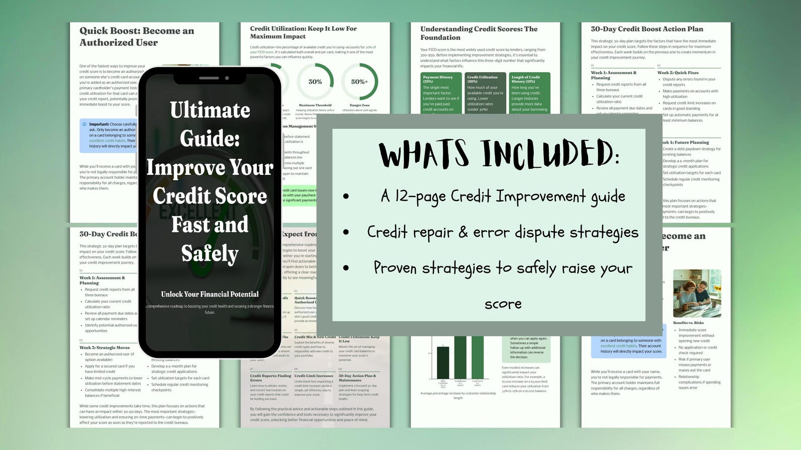 Credit Score Improvement Guide: Fast Credit Repair Tips (PDF Ebook) - Etsy