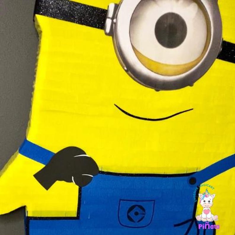 Minion Piñata for Kids Birthday | Handmade Party Decoration ...