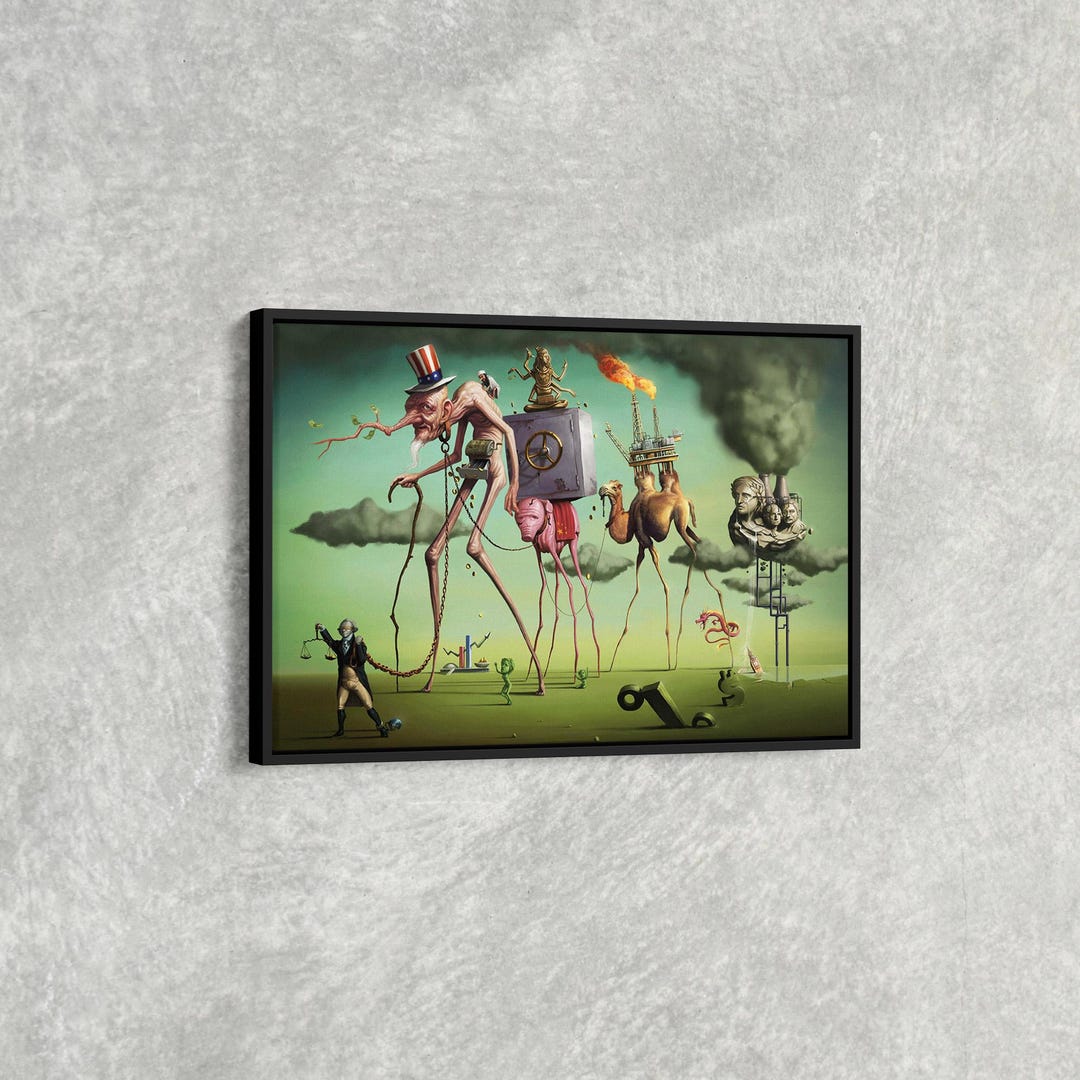 Salvador Dali the American Dream, Dali American Dream Artwork ...