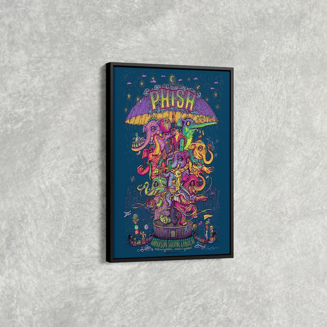 Phish Madison Square Garden Poster, Phish New York NY Tour July 28 -aug5 2023 Poster, Summer ...