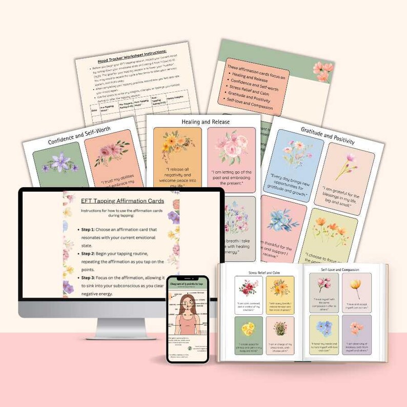 EFT Tapping Affirmation Cards + Scripts | Quick Emotional Reset ...