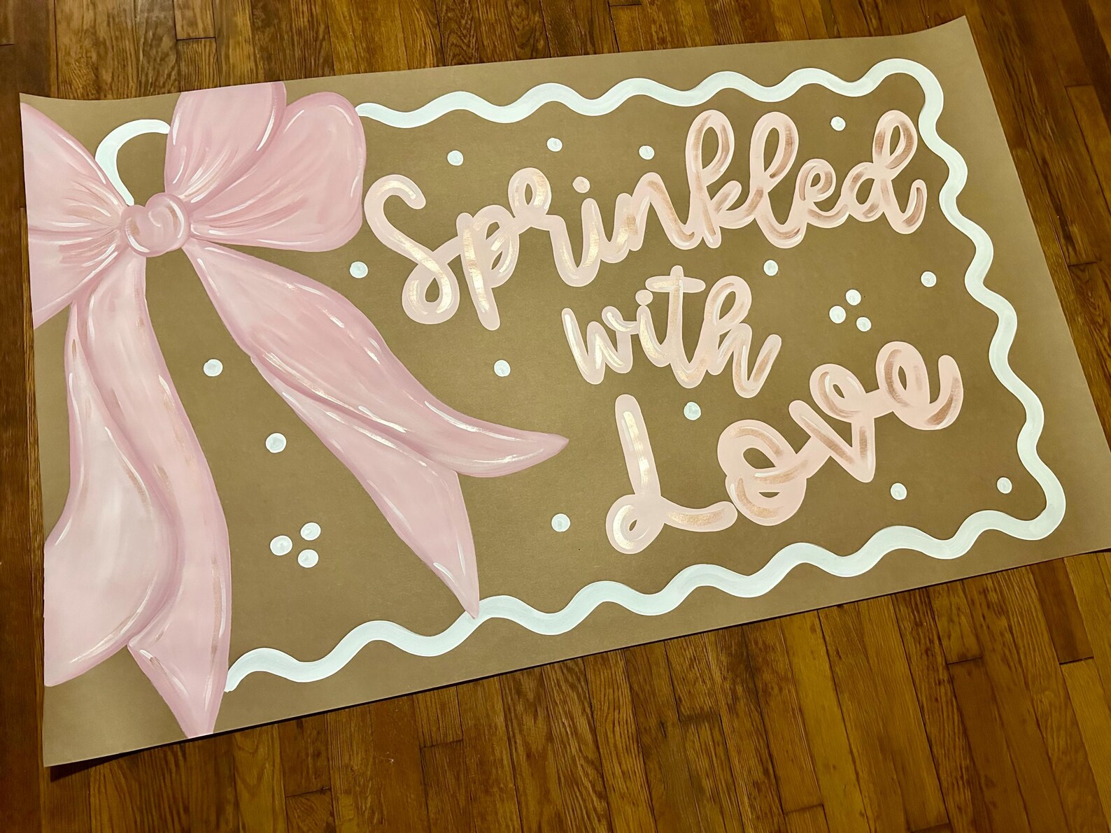 Baby Sprinkle Banner | Baby Shower Banner | Baby Sprinkle Decor | Pink ...