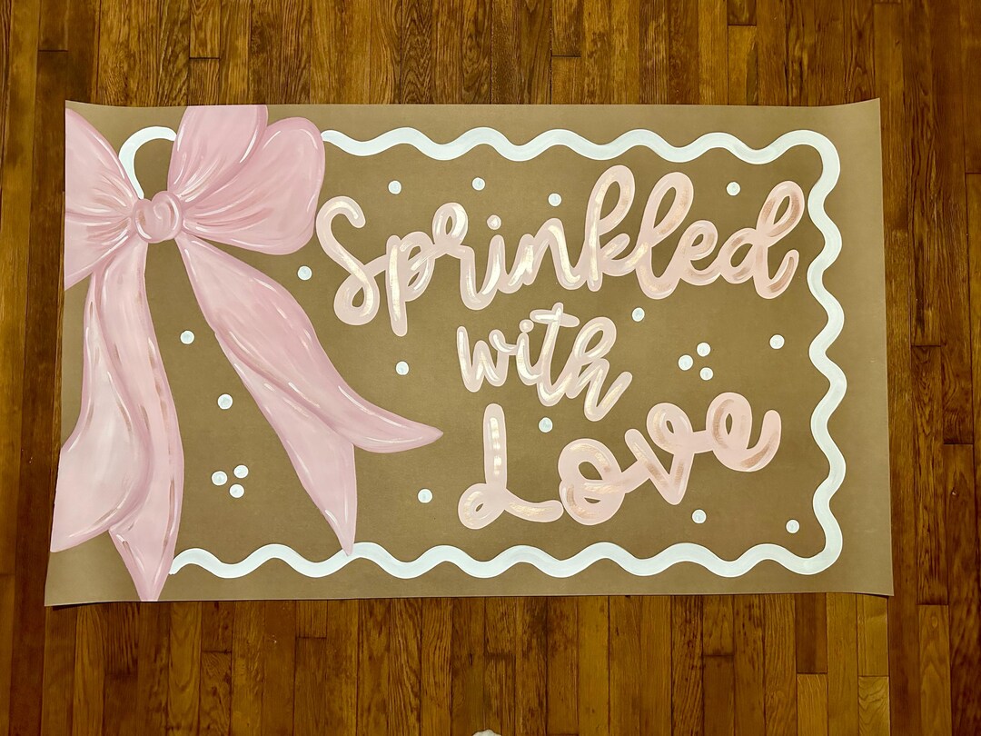 Baby Sprinkle Banner | Baby Shower Banner | Baby Sprinkle Decor | Pink ...