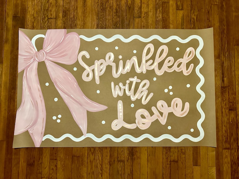 Baby Sprinkle Banner | Baby Shower Banner | Baby Sprinkle Decor | Pink ...