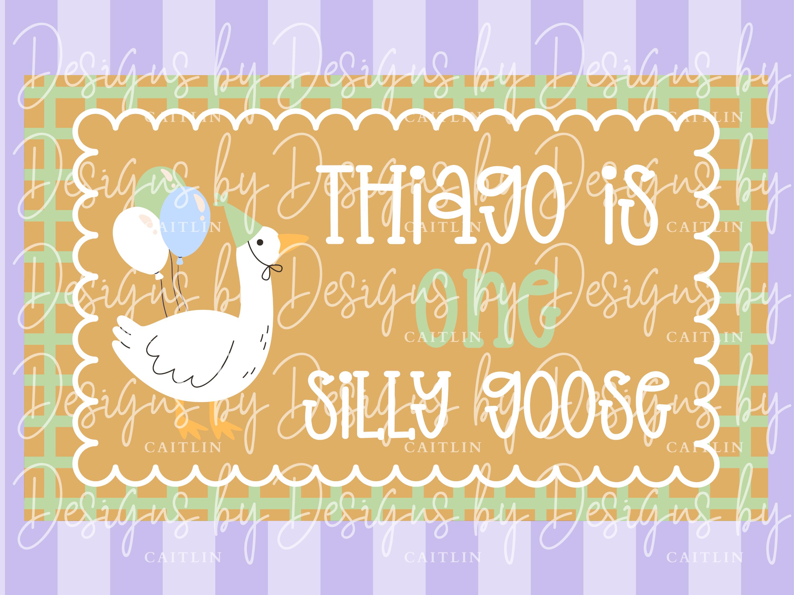 One Silly Goose Banner Mockup | Silly Goose Banner Canva Mockup ...